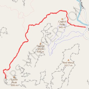 Lighthouse Peak via Lighthouse Trail in Palo Duro Canyon State Park ...